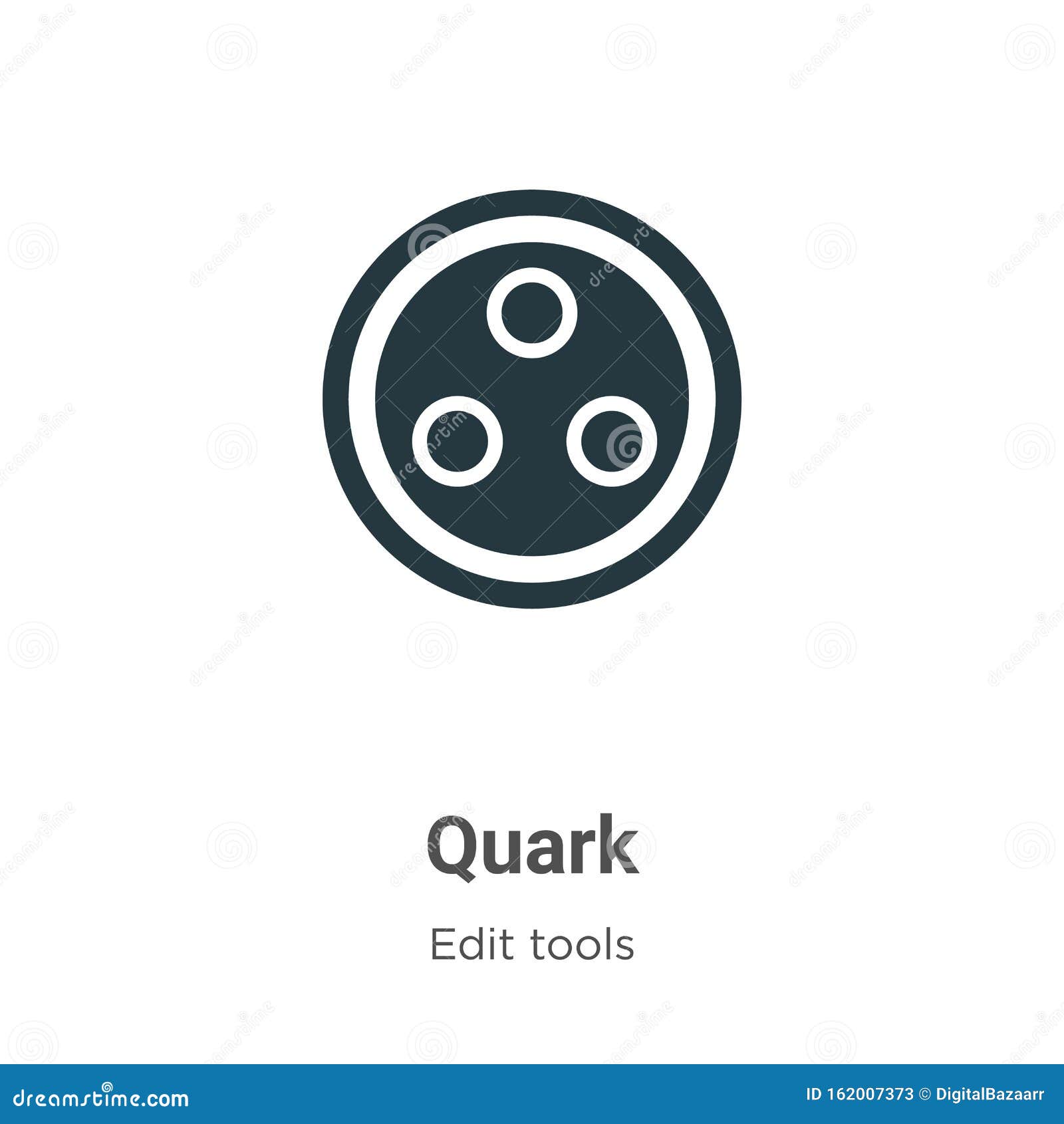 Quark Icon In Neon Style. Can Be Used For Web, Logo, Mobile App, UI, UX ...