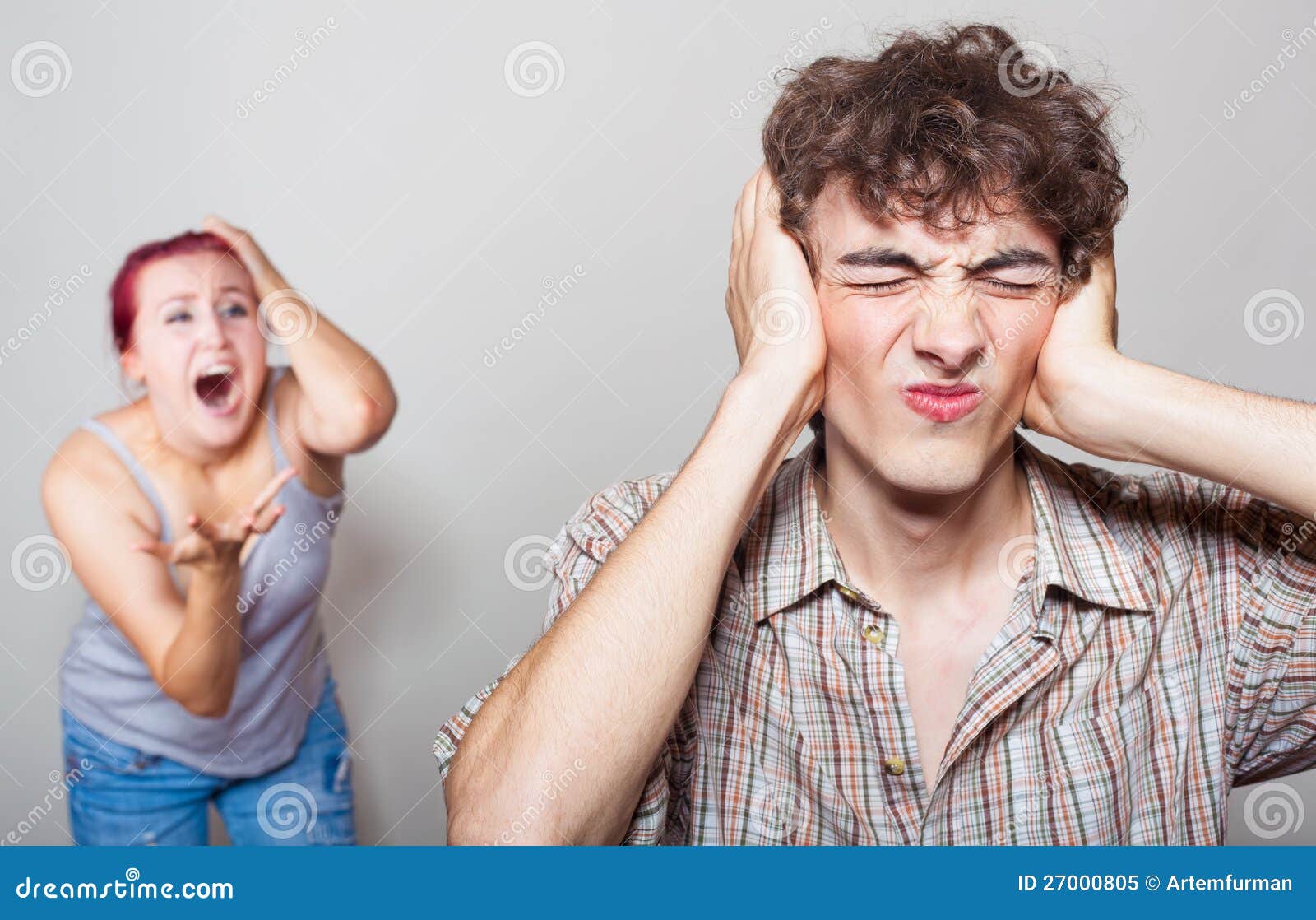 Quarrel stock image. Image of casual, controversy, male - 27000805