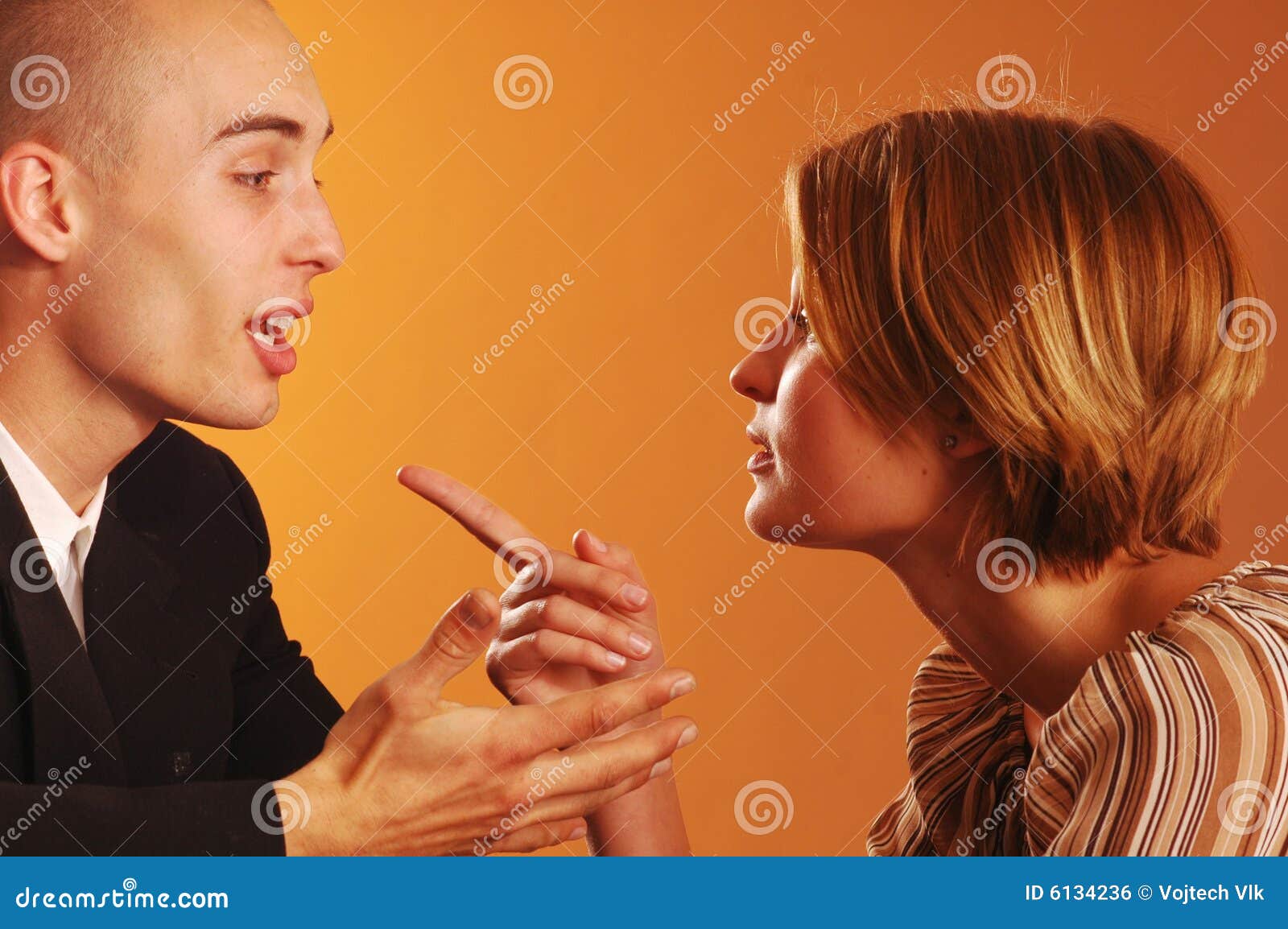 Quarrel stock photo. Image of husband, married, wife, annoyance - 6134236