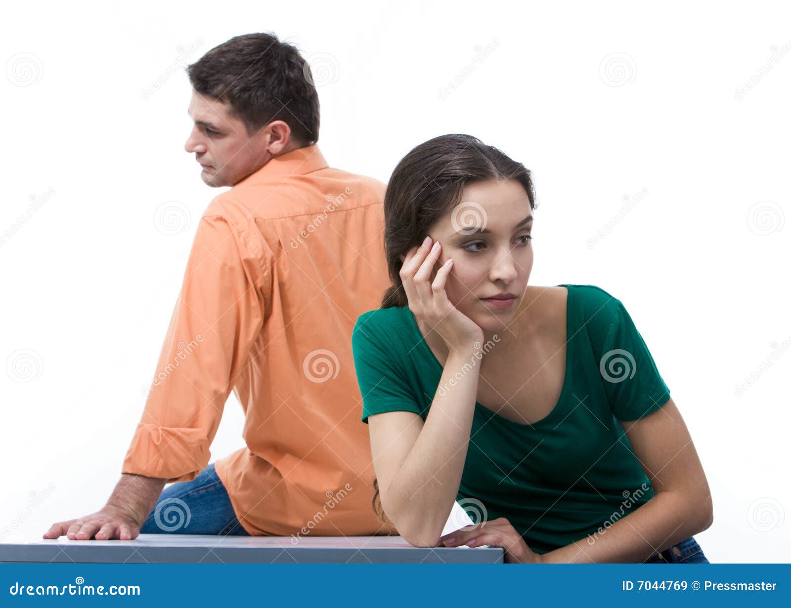 Quarrel stock image. Image of face, depressed, depression - 7044769