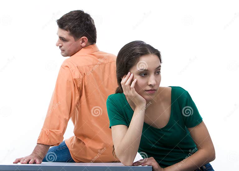 Quarrel stock image. Image of face, depressed, depression - 7044769