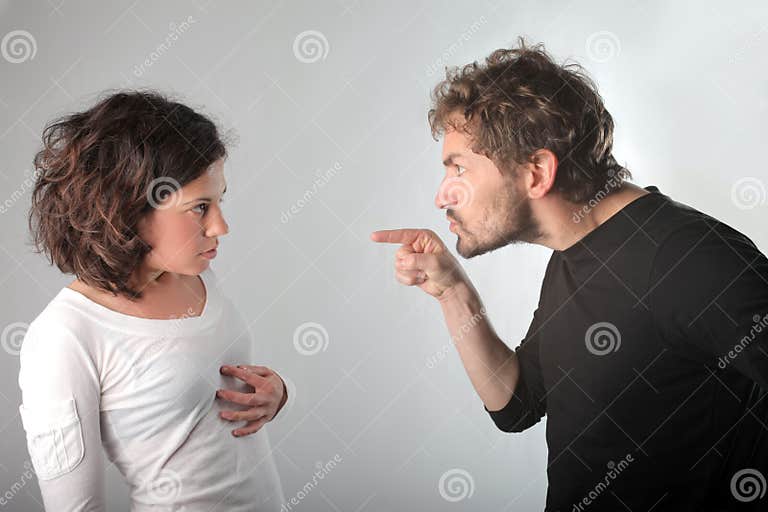 Quarrel stock image. Image of deceive, difficulty, emotion - 9294501
