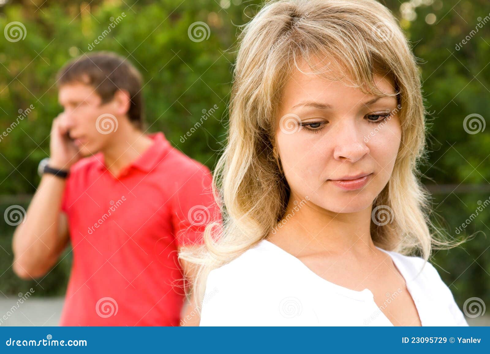 Quarrel Into Couple Royalty Free Stock Images - Image: 23095729