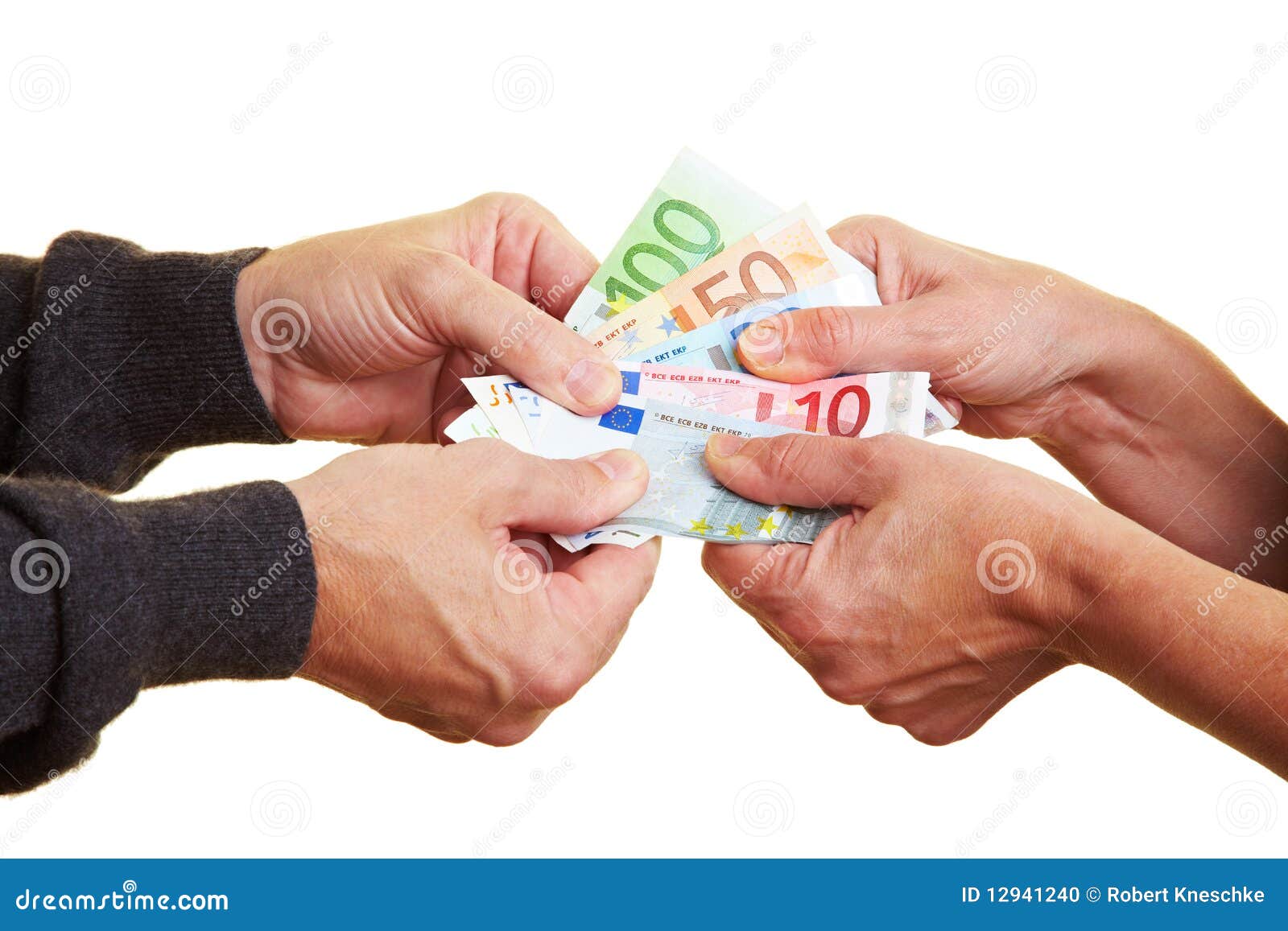 Quarrel about money stock photo. Image of greedy, delivery - 12941240