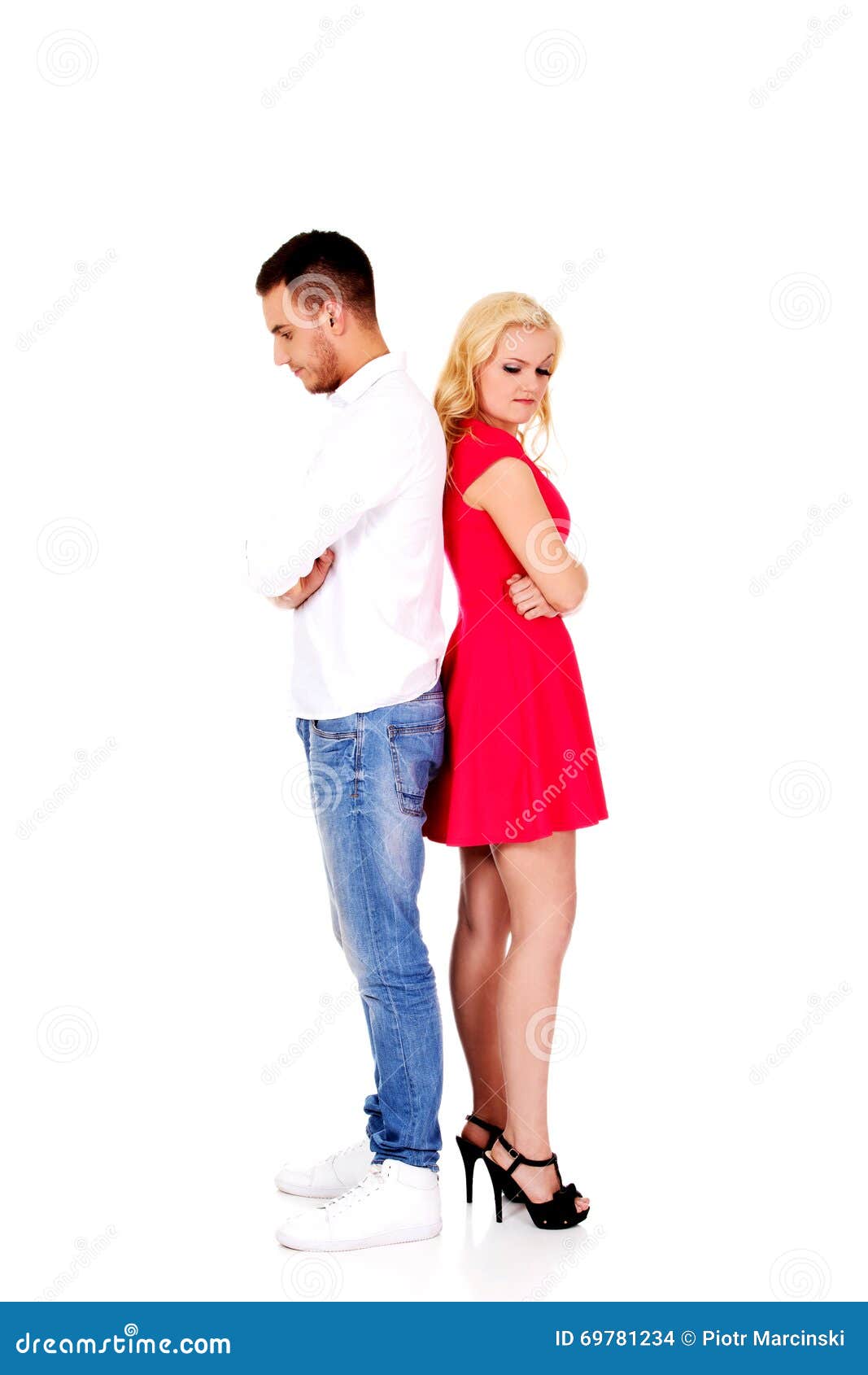 Quarreling Couple Not Talking To Each Other Stock Photo - Image of ...
