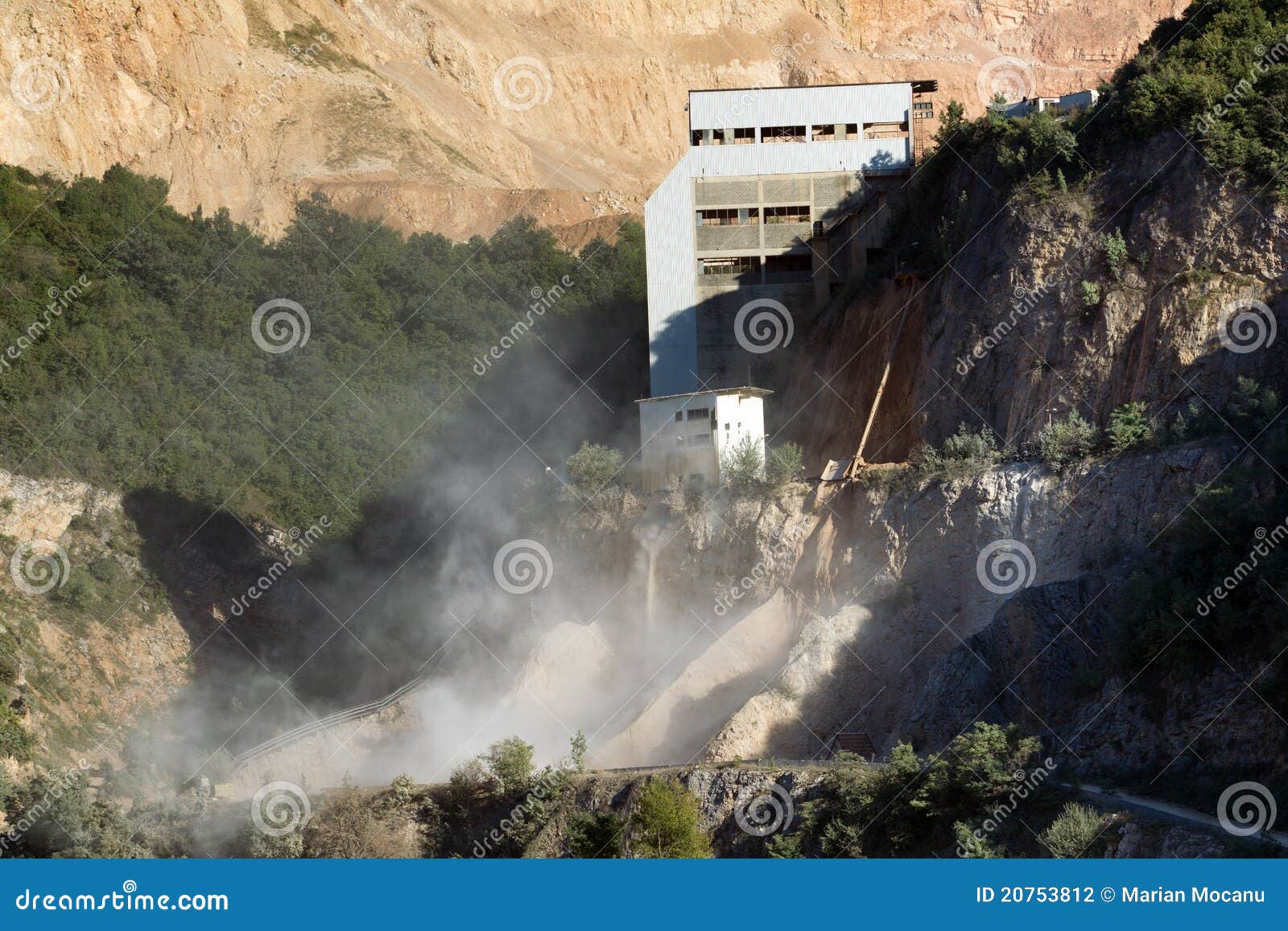 Quarry stock photo. Image of environment, outdoors, hill - 20753812