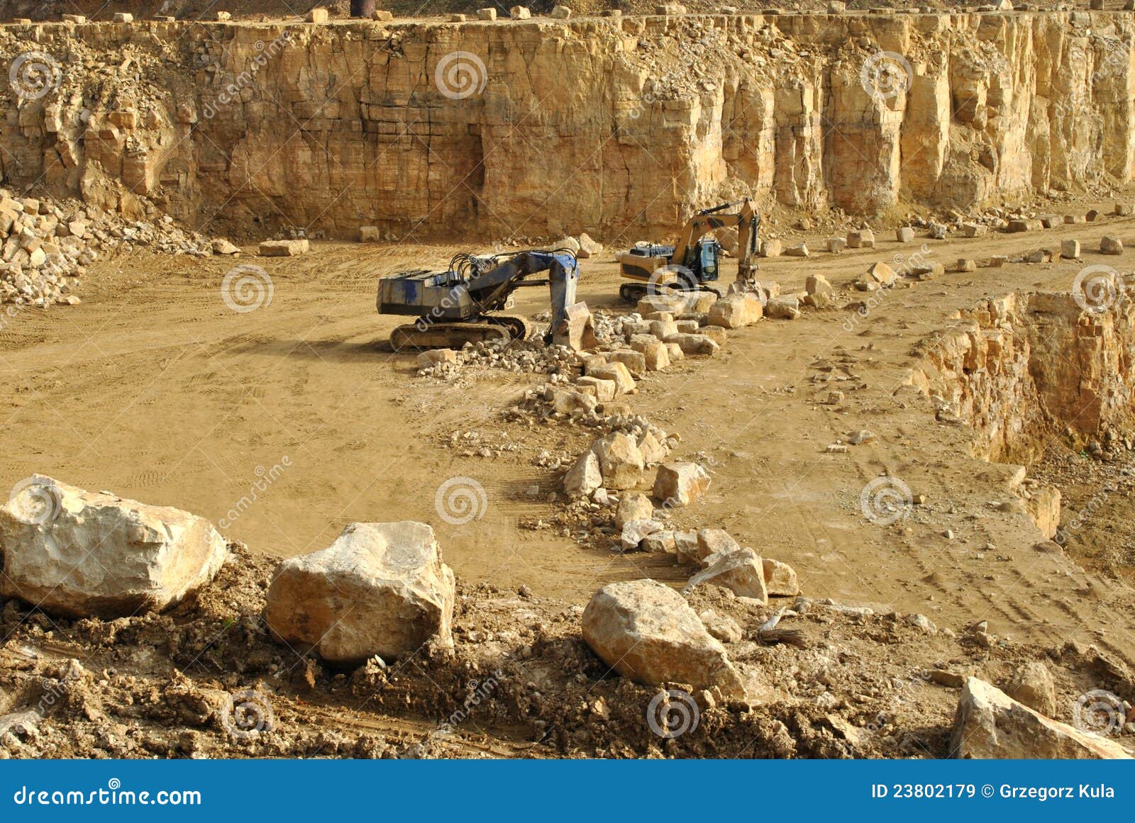 Quarry stock image. Image of mineral, minerals, open - 23802179