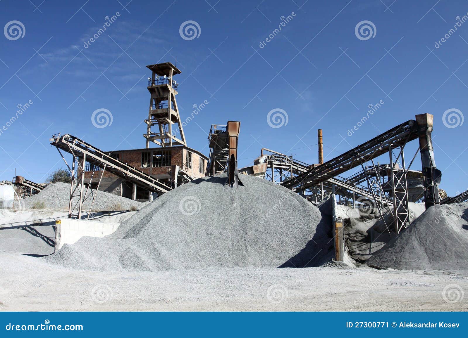 Quarry stock image. Image of concrete, gravel, factory - 27300771