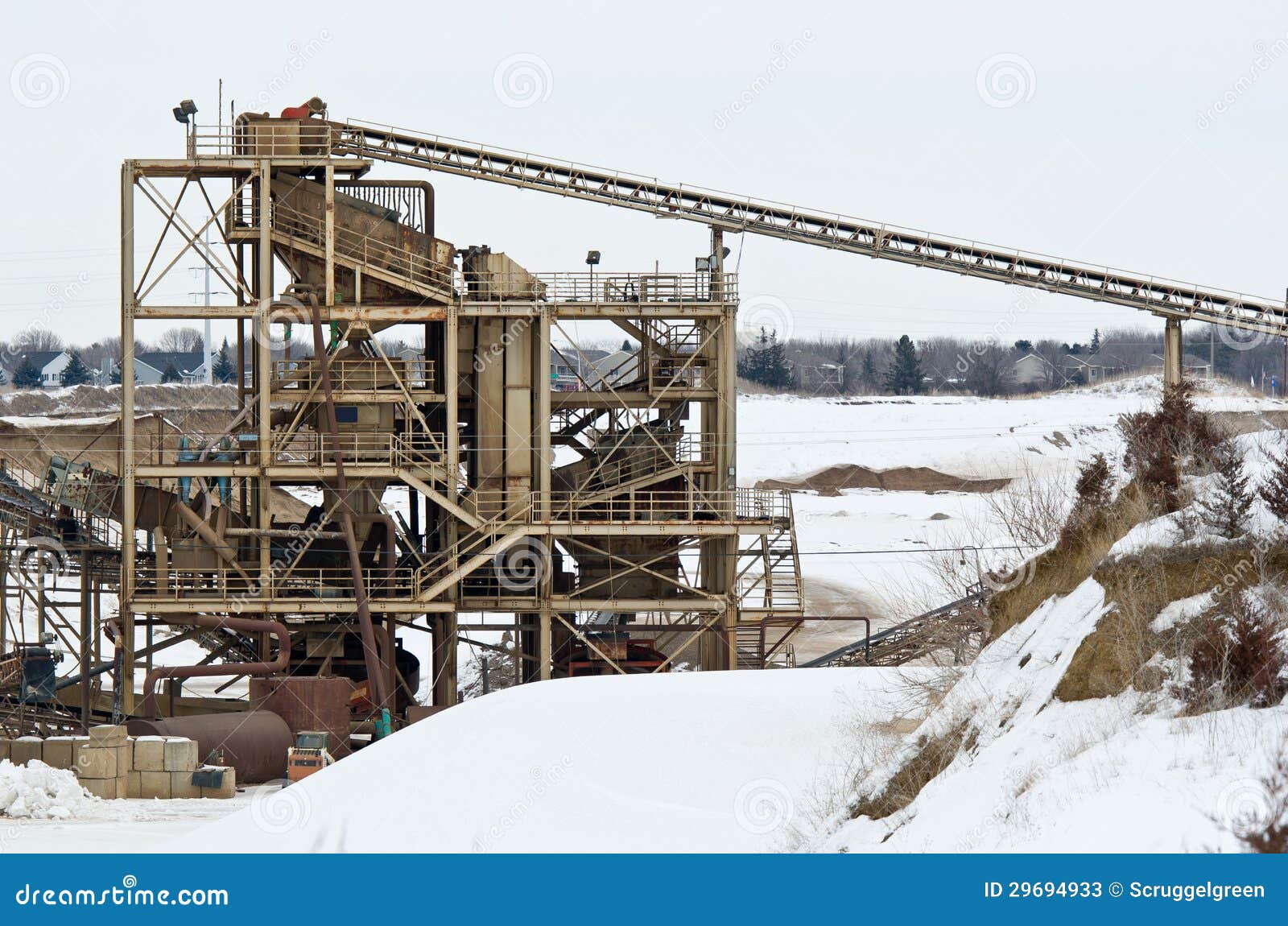 Quarry stock image. Image of extraction, background, heap - 29694933