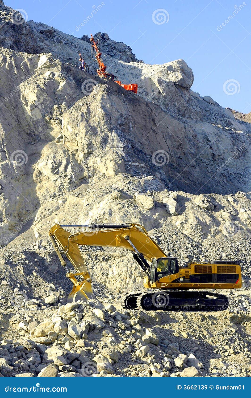 Quarry stock image. Image of operating, environment, digging - 3662139