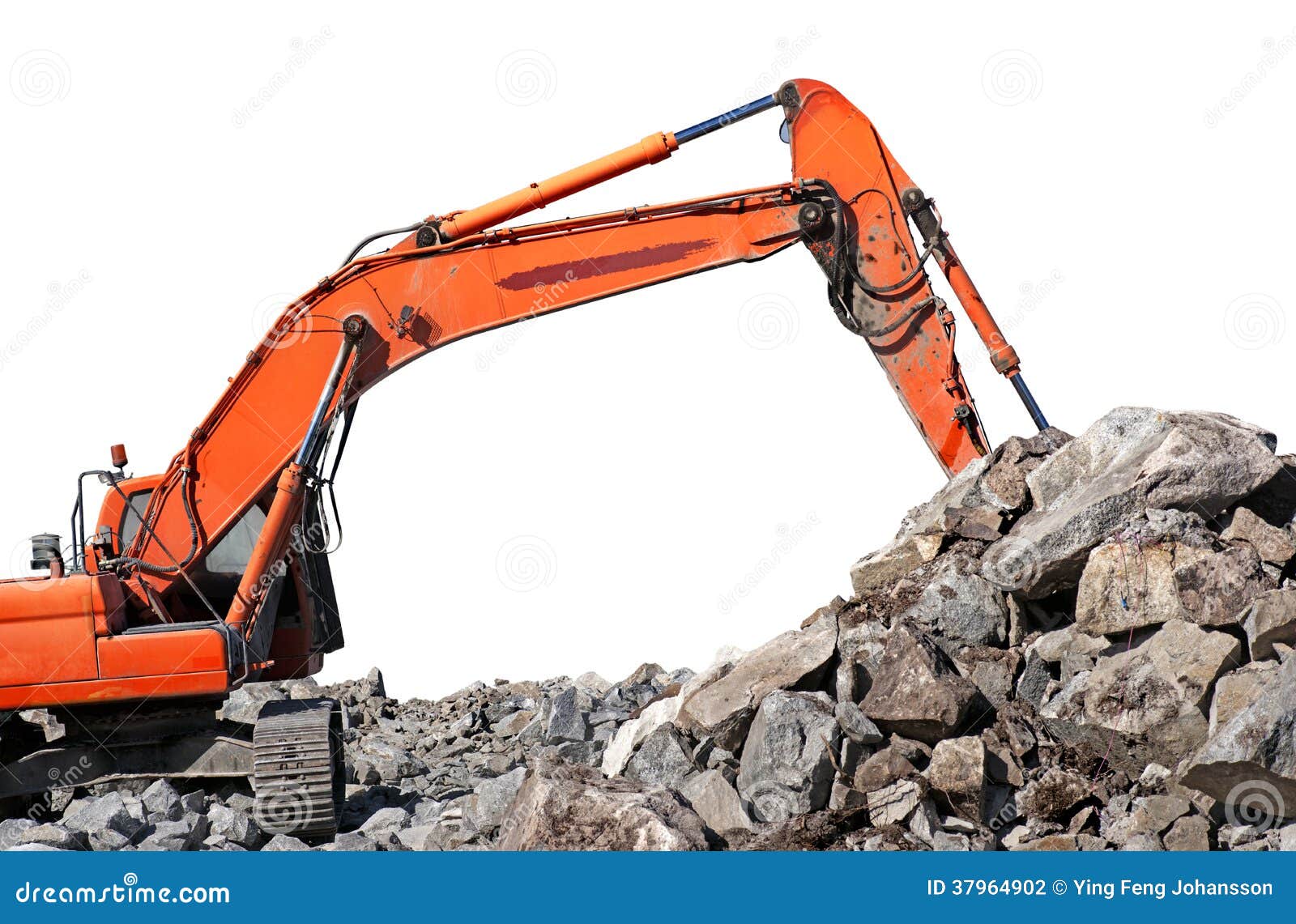 Quarry stock photo. Image of machine, stone, excavator - 37964902