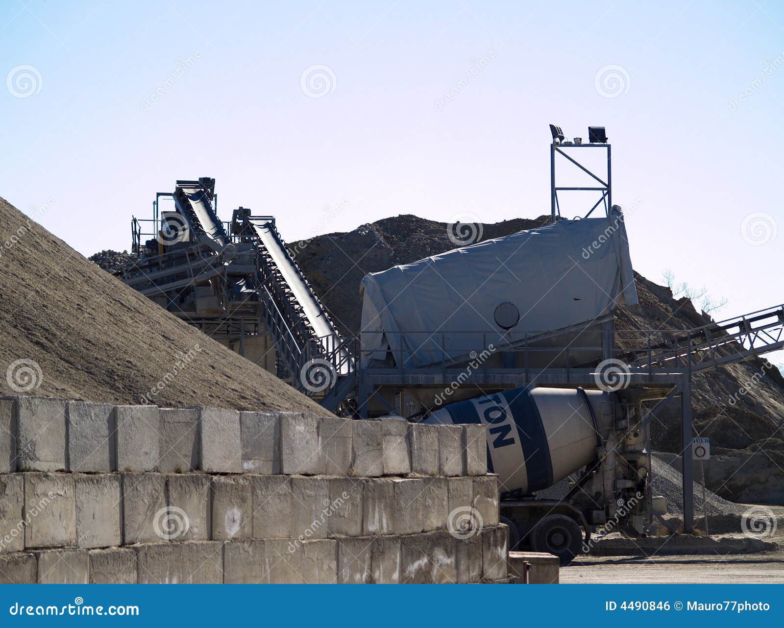 Quarry stock photo. Image of damaged, rock, quarry, industrial - 4490846