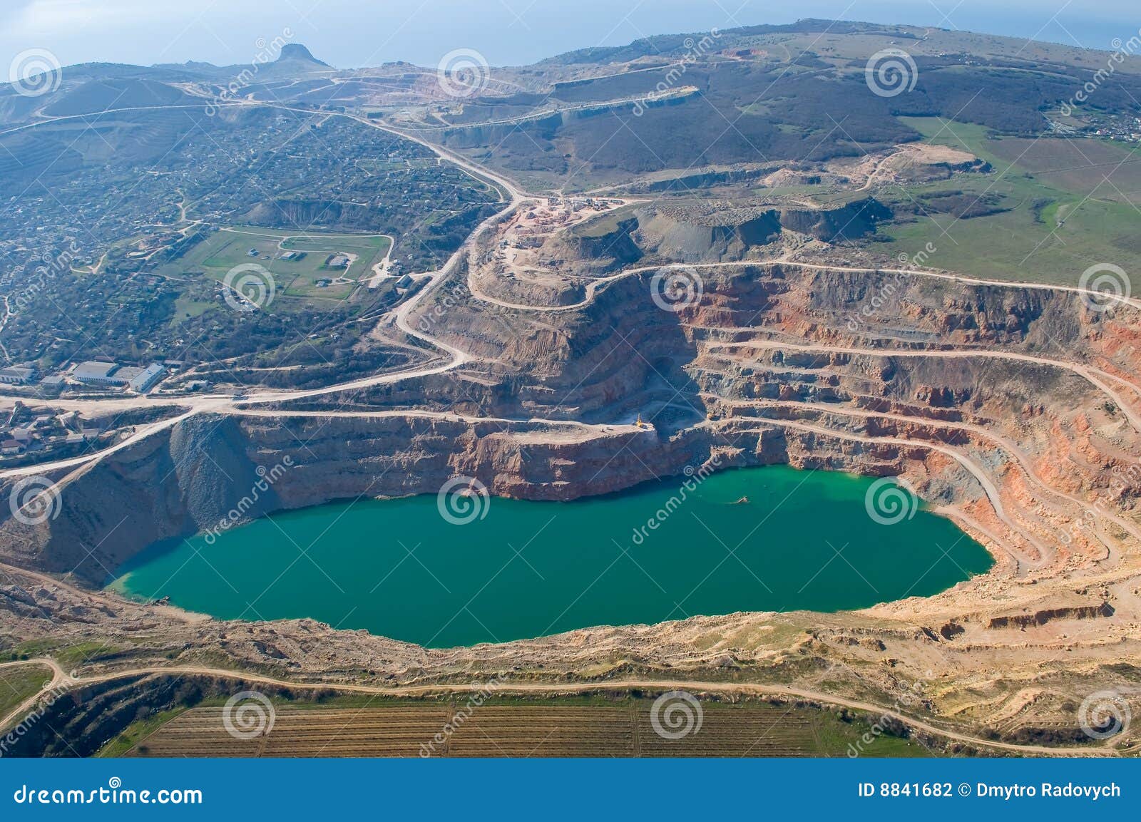 Quarry stock photo. Image of quarry, place, land, effect - 8841682