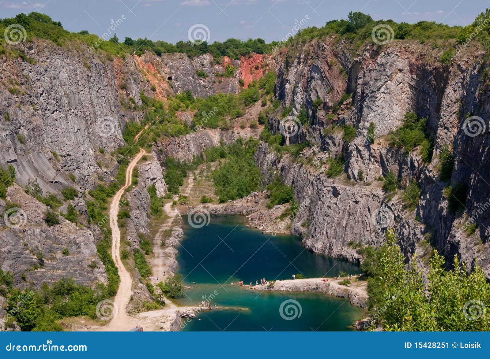 Quarry America stock image. Image of view, nature, surface - 15428251