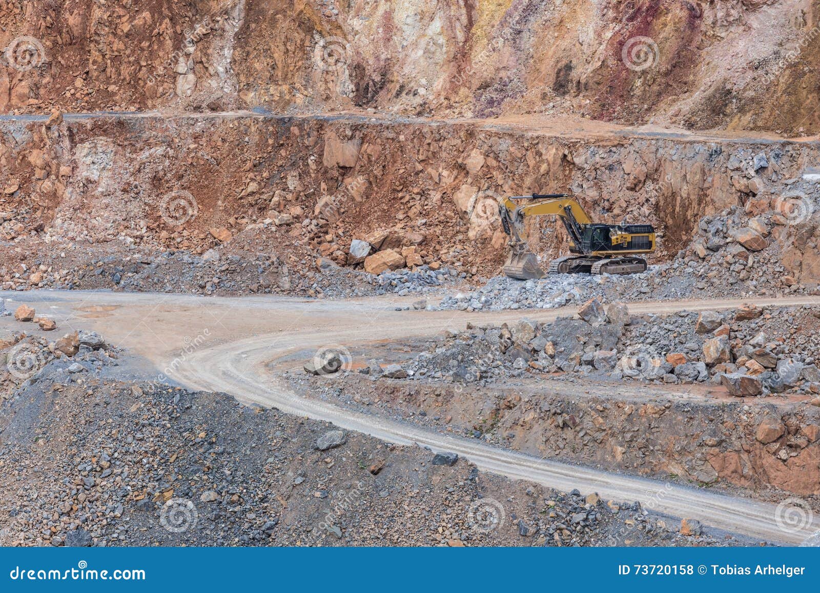 Quarry background stock photo. Image of excavation, deep - 73720158