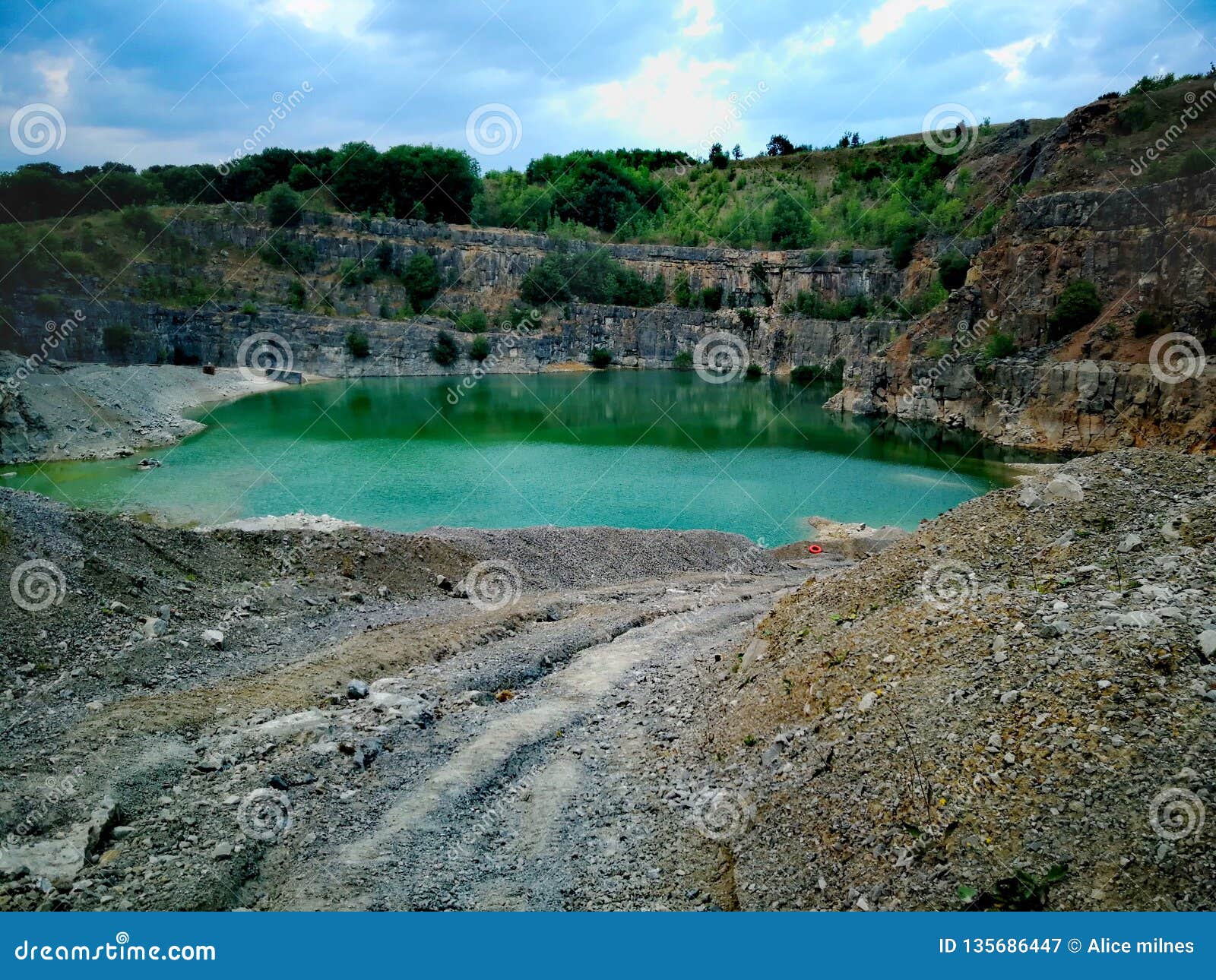 Quarry stock image. Image of quarry, natural, england - 135686447
