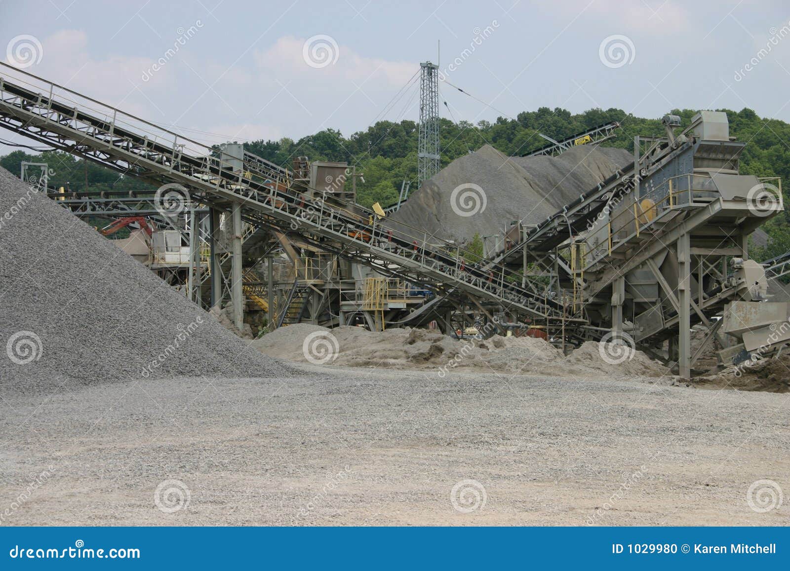 Quarry conveyors stock photo. Image of constructing, growth - 1029980