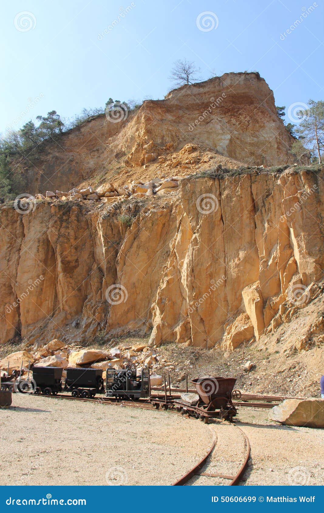 Quarry stock image. Image of railway, kleise, mining - 50606699