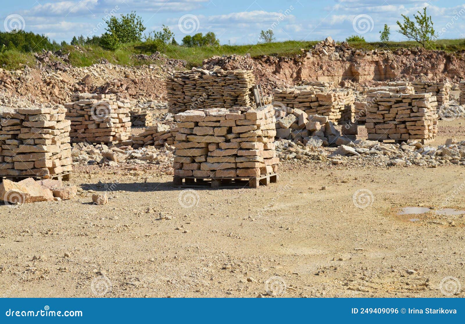 Quarry for the Extraction and Development of Limestone. the Collected ...