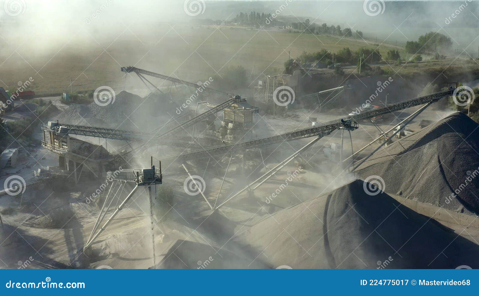 Quarry for the Extraction of Granite. Granite Quarry. Stock Image ...