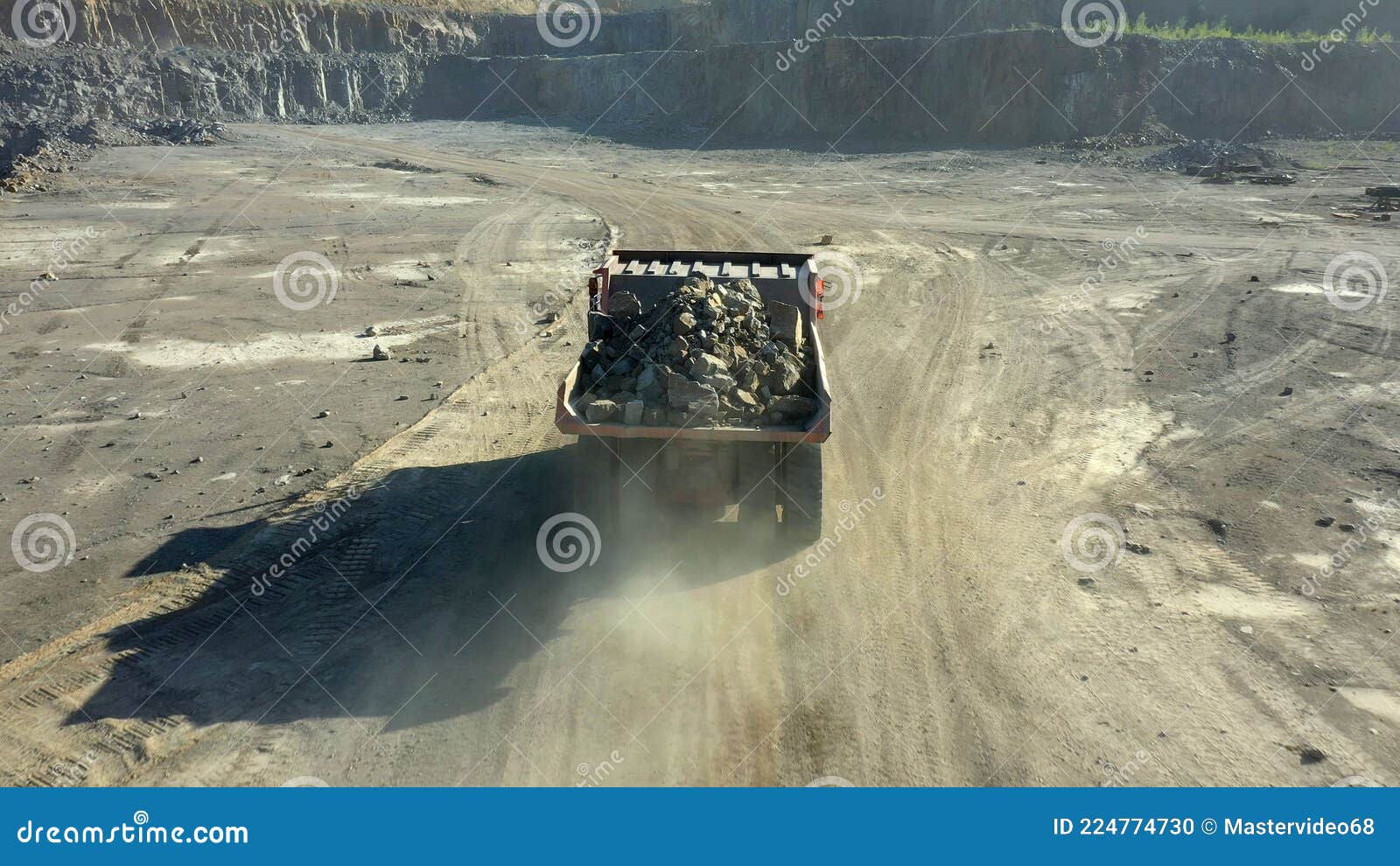 Quarry for the Extraction of Granite. Granite Quarry. Stock Photo ...