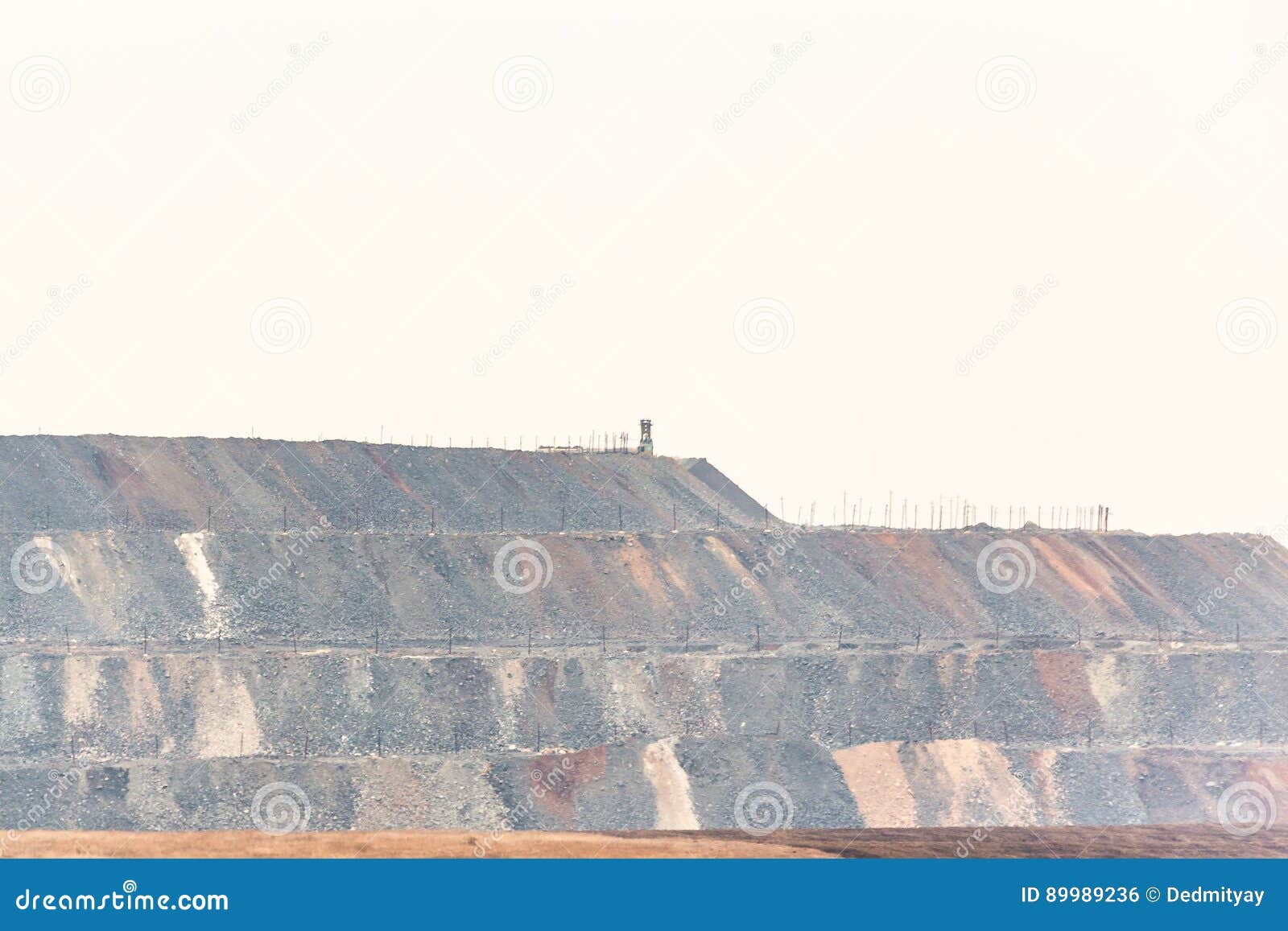 Quarry for the Extraction of Iron Ore Stock Photo - Image of ...
