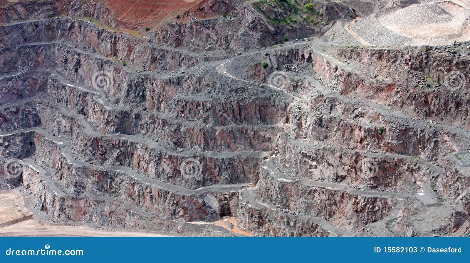 Quarry Face stock image. Image of dirt, face, roads, extract - 15582103