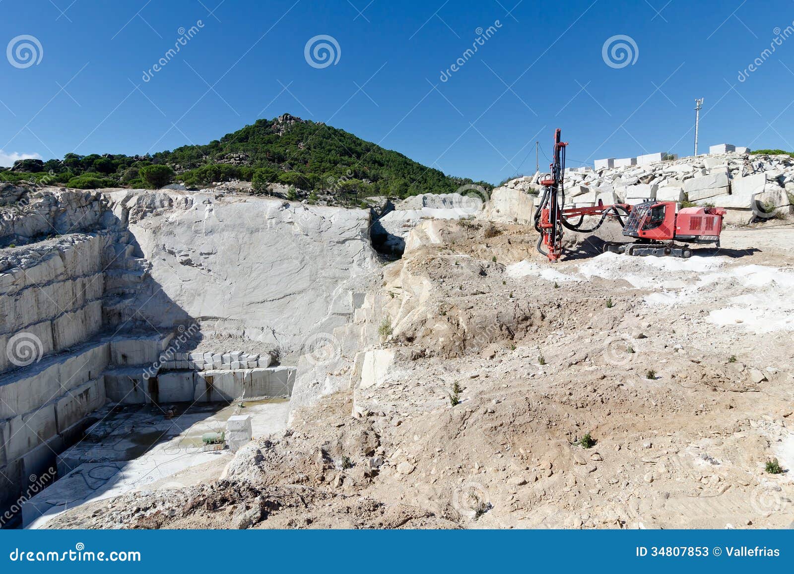 Quarry stock image. Image of mining, quarrying, industrial - 34807853