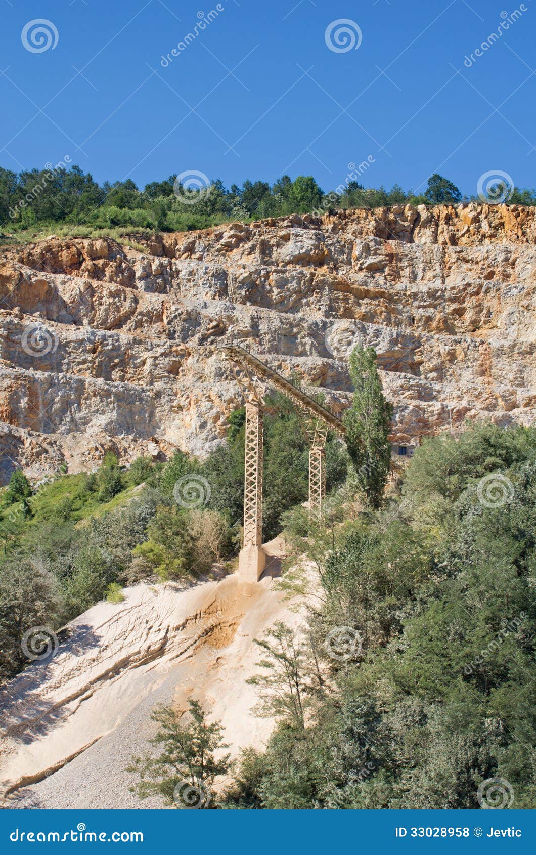 Quarry landscape stock photo. Image of equipment, industrial - 33028958