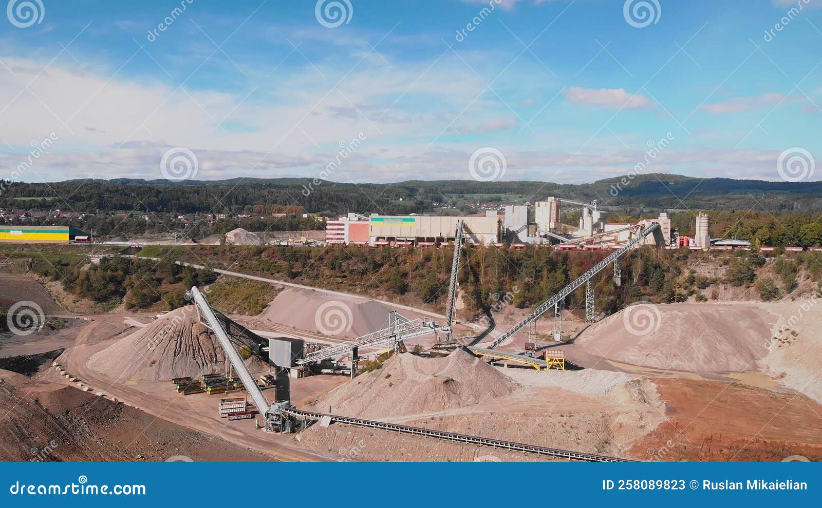 Quarry Mining. Opencast Mining Quarry. Industrial Enterprise. Stone Pit Mine Stock Video - Video ...