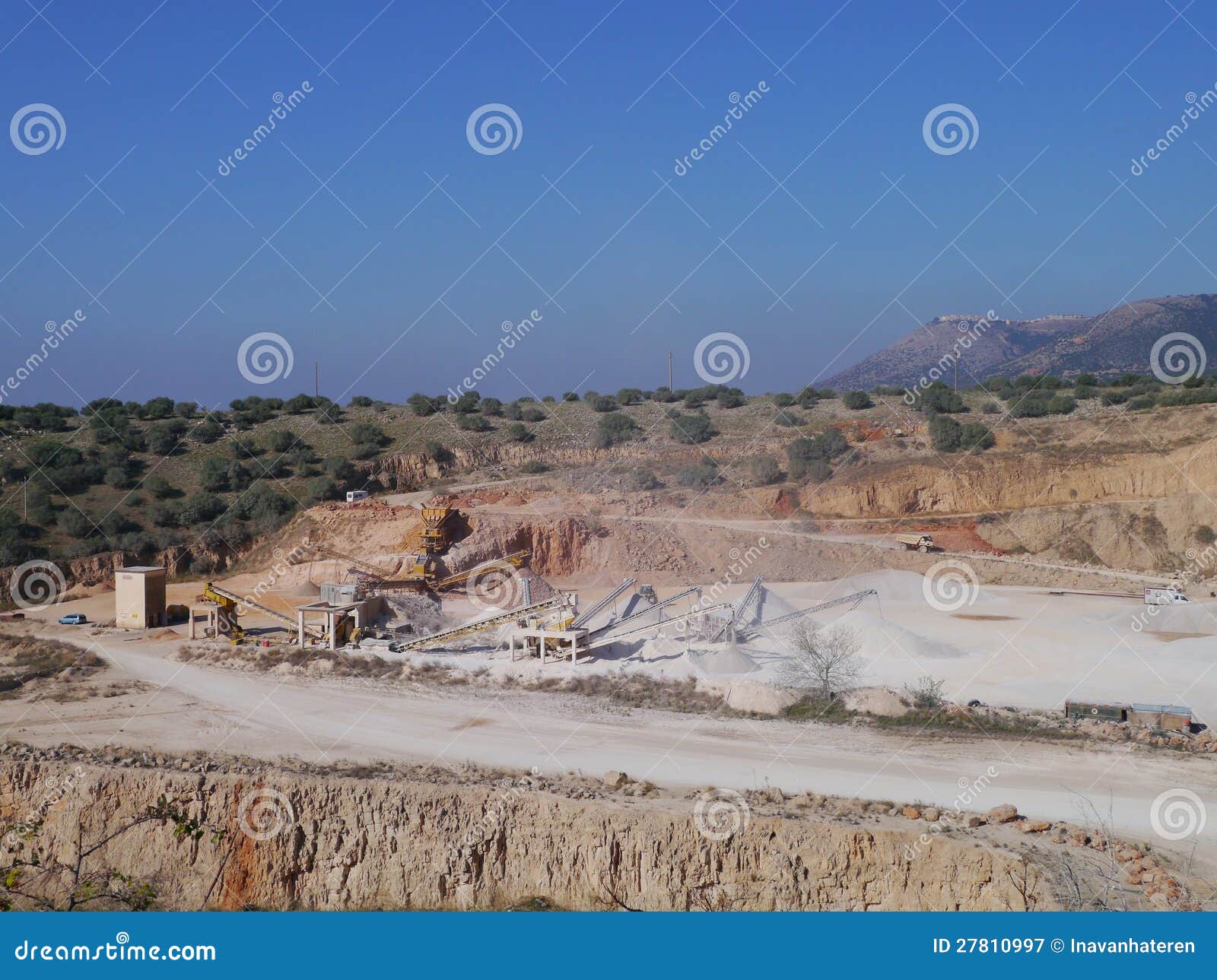 Quarry is an open pit mine stock image. Image of dimension - 27810997