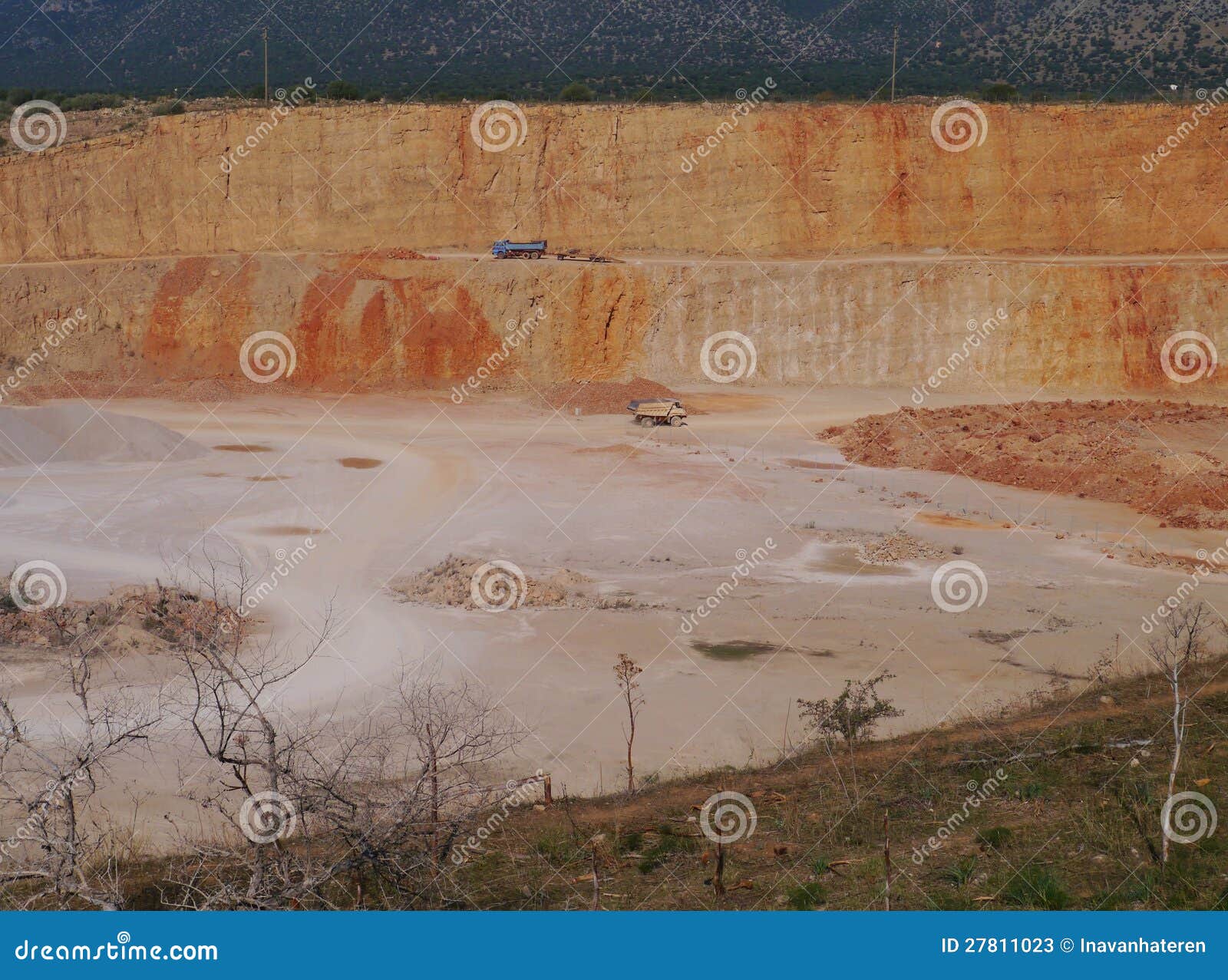 Quarry is an open pit mine stock image. Image of dimension - 27811023
