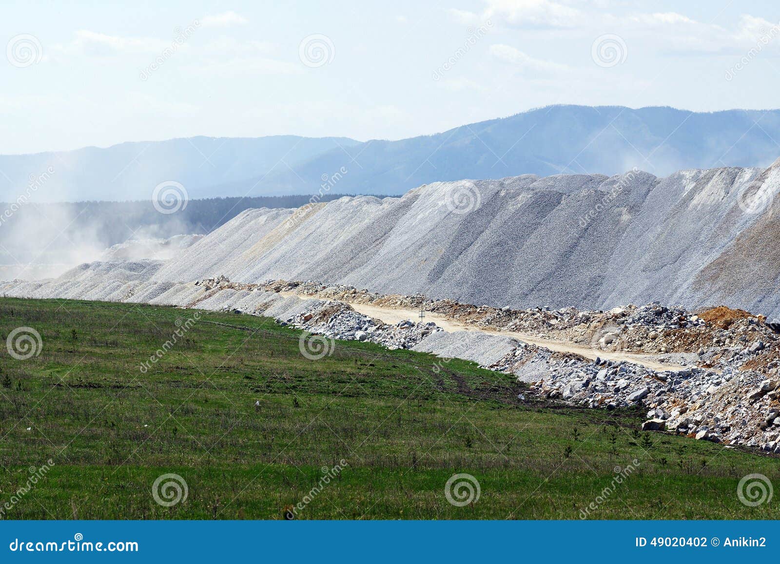 Quarry stock photo. Image of resource, mineral, machinery - 49020402