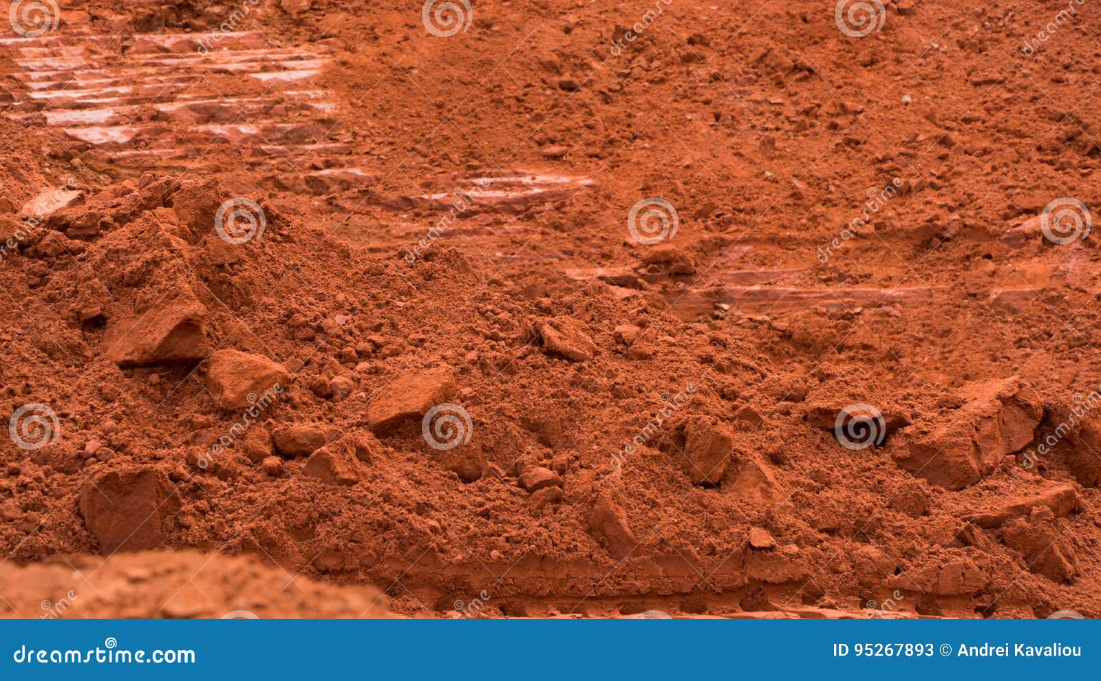 Quarry red clay, texture stock image. Image of clay, brown - 95267893