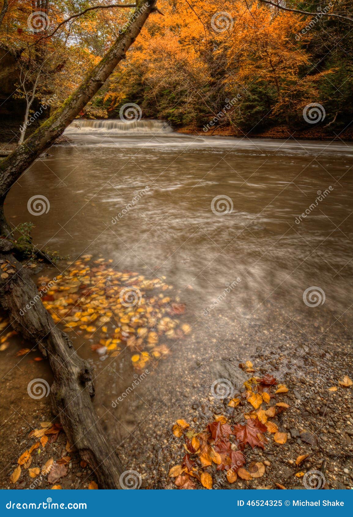 Quarry Rock Falls stock image. Image of cascade, colorful - 46524325