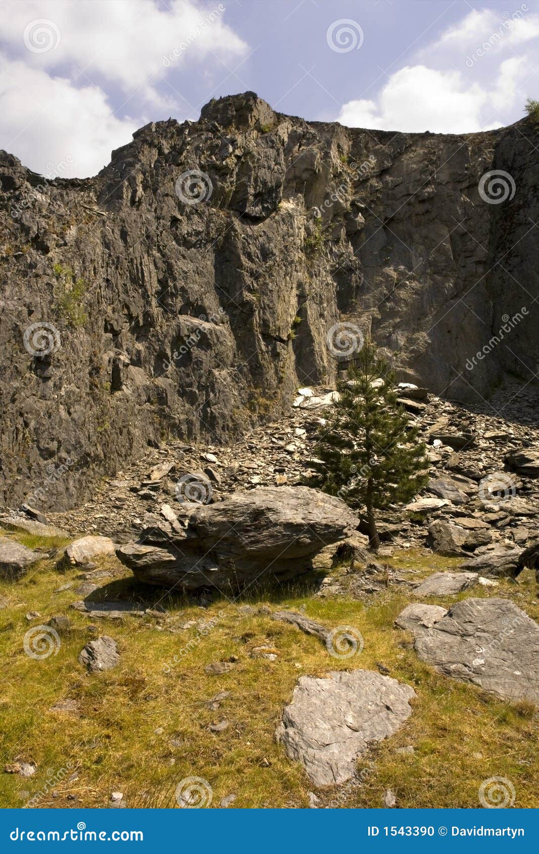 Quarry rock wales stock photo. Image of gravel, excavation - 1543390