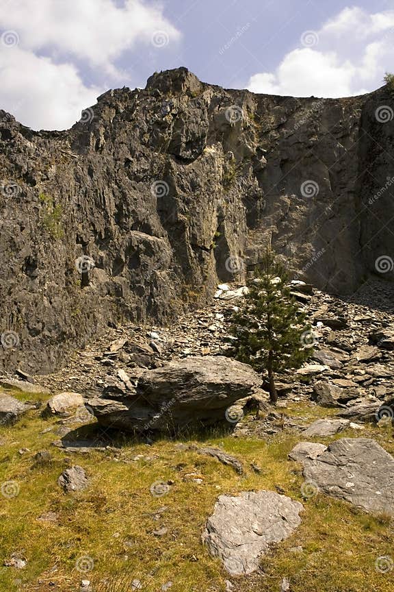 Quarry rock wales stock photo. Image of gravel, excavation - 1543390