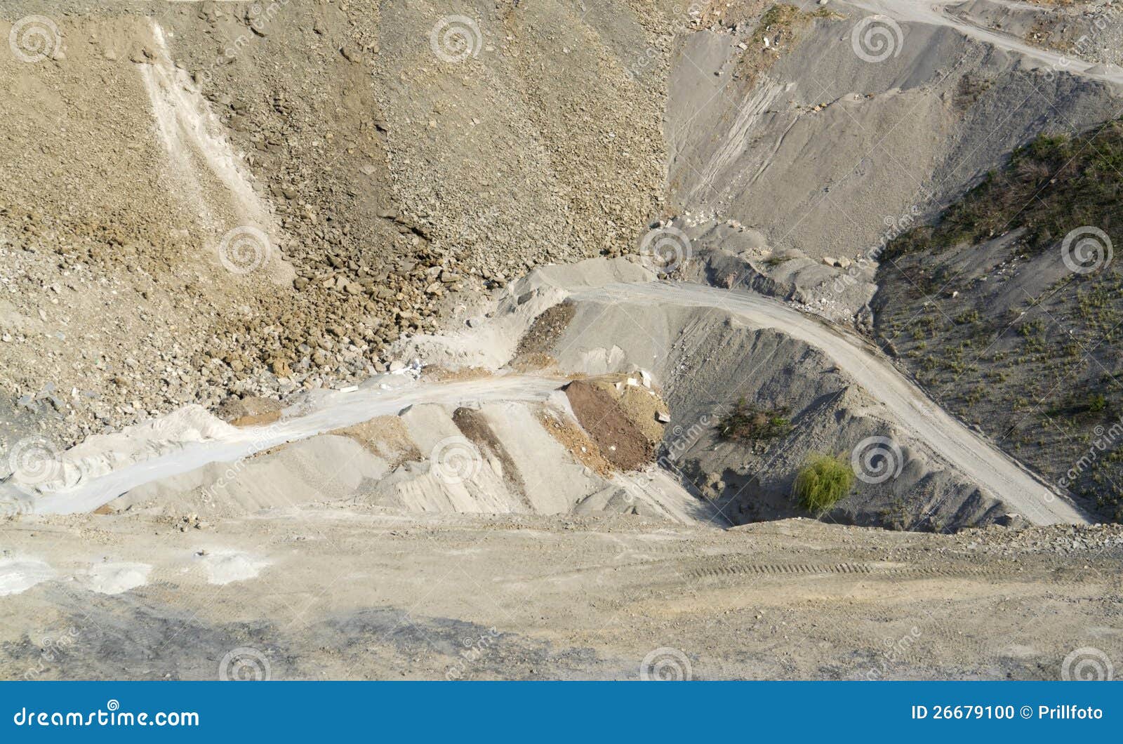 Quarry scenery stock photo. Image of layers, place, limestone - 26679100