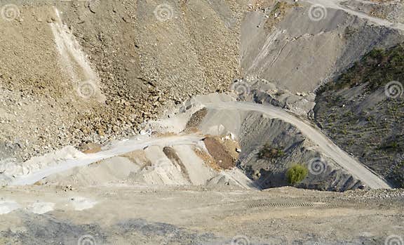 Quarry scenery stock photo. Image of layers, place, limestone - 26679100
