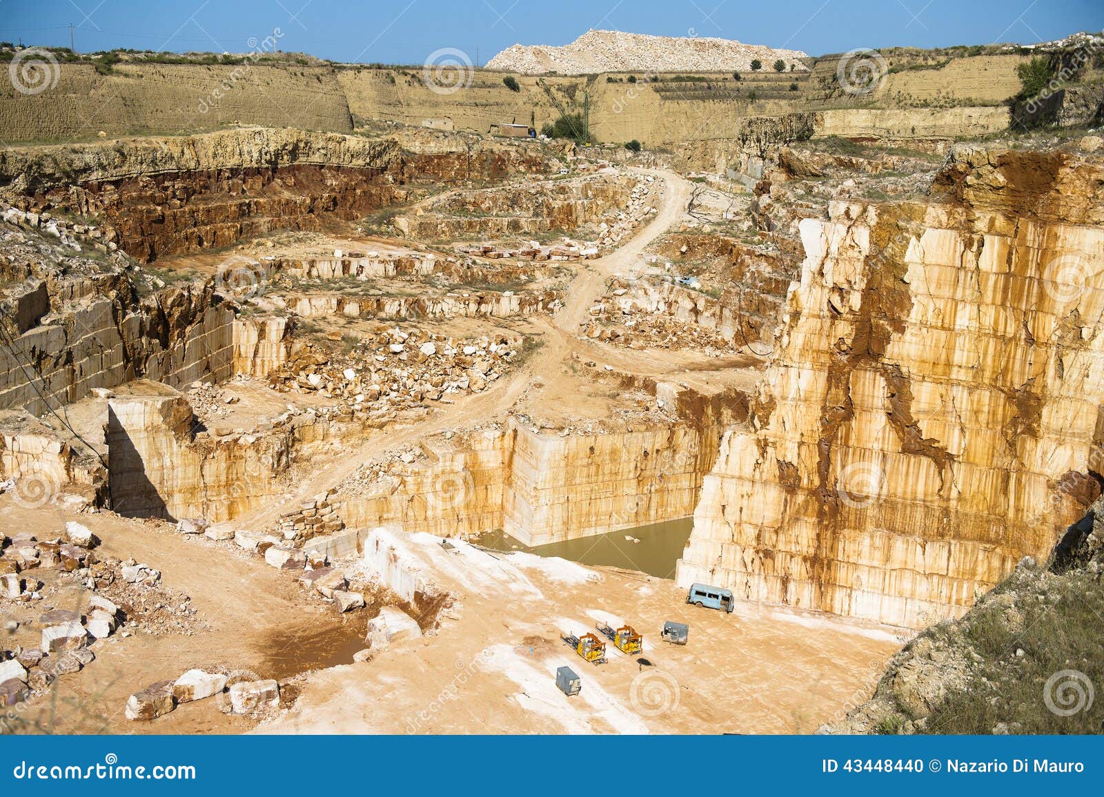 The quarry stock photo. Image of processing, stones, mineral - 43448440