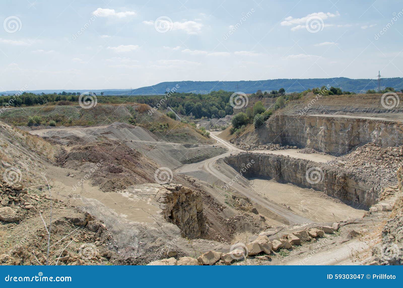 Quarry stock image. Image of building, extraction, nature - 59303047