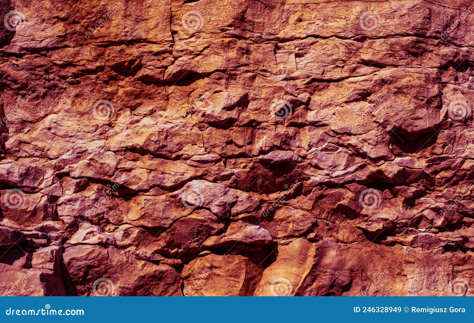 Quarry Wall, Background or Texture with Stones, Limestone, Dolomite ...