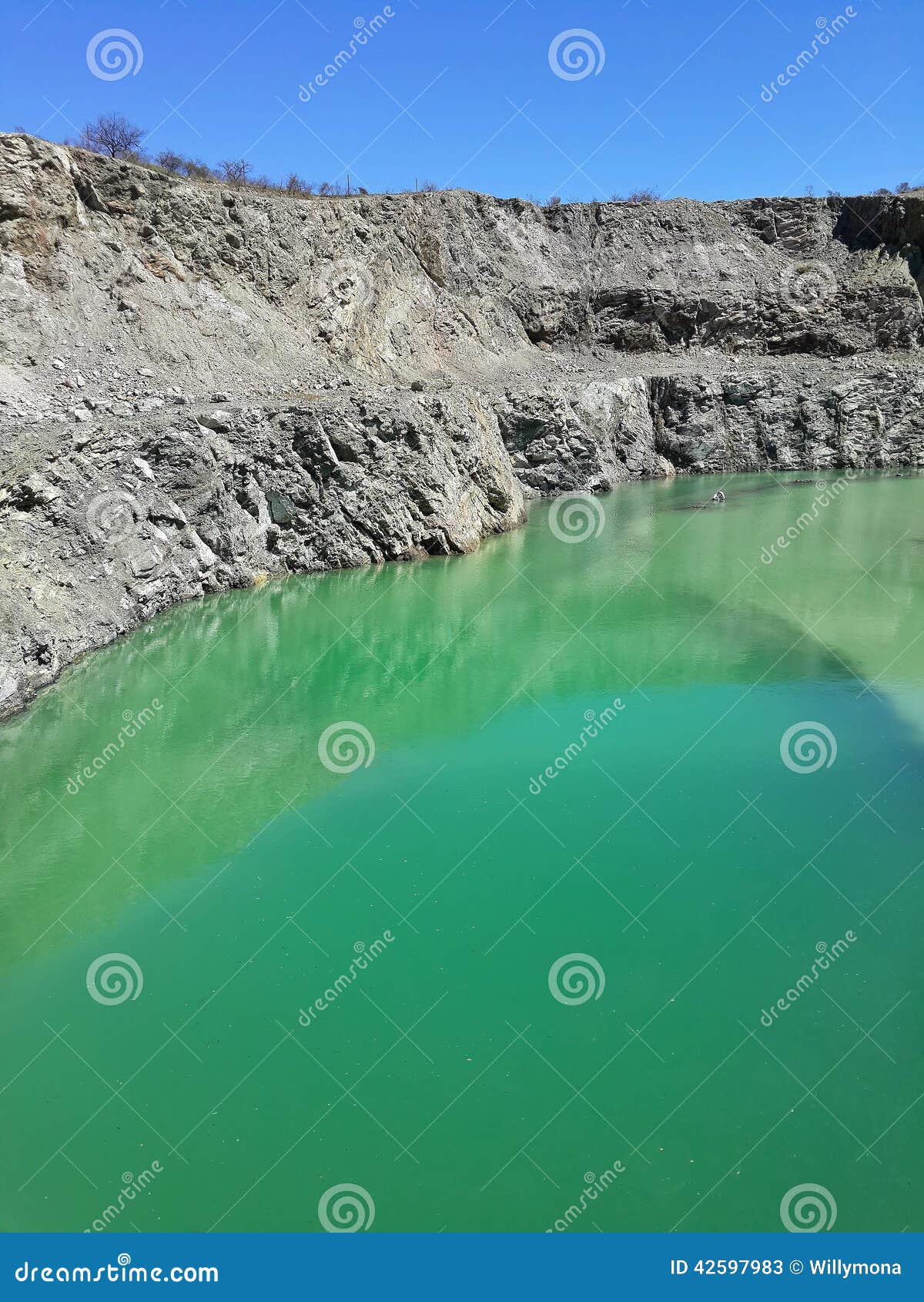Quarry stock image. Image of quarry, green, awash, minning - 42597983
