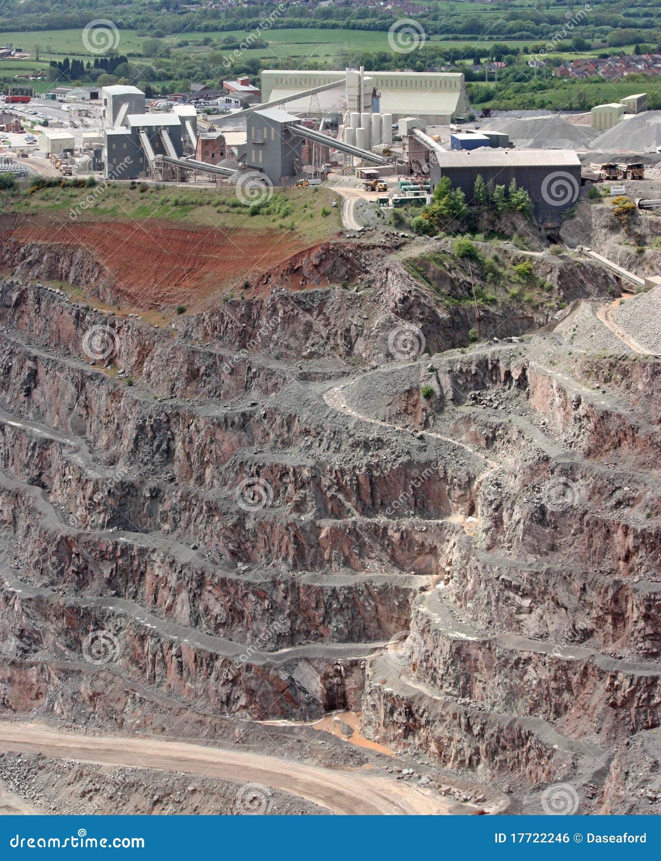 Quarry Workings stock photo. Image of industry, works - 17722246