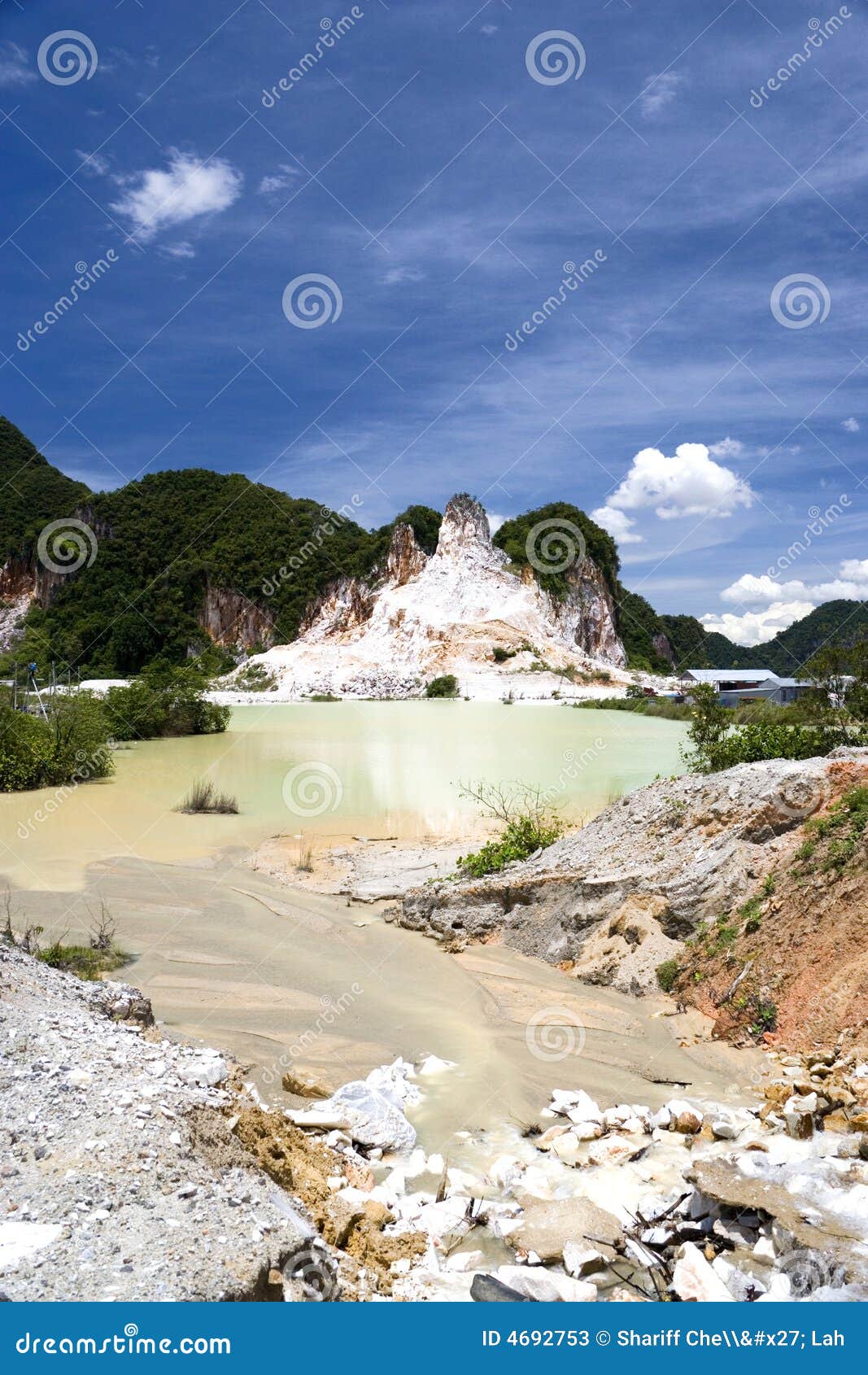 Quarry Works stock image. Image of machinery, industry - 4692753