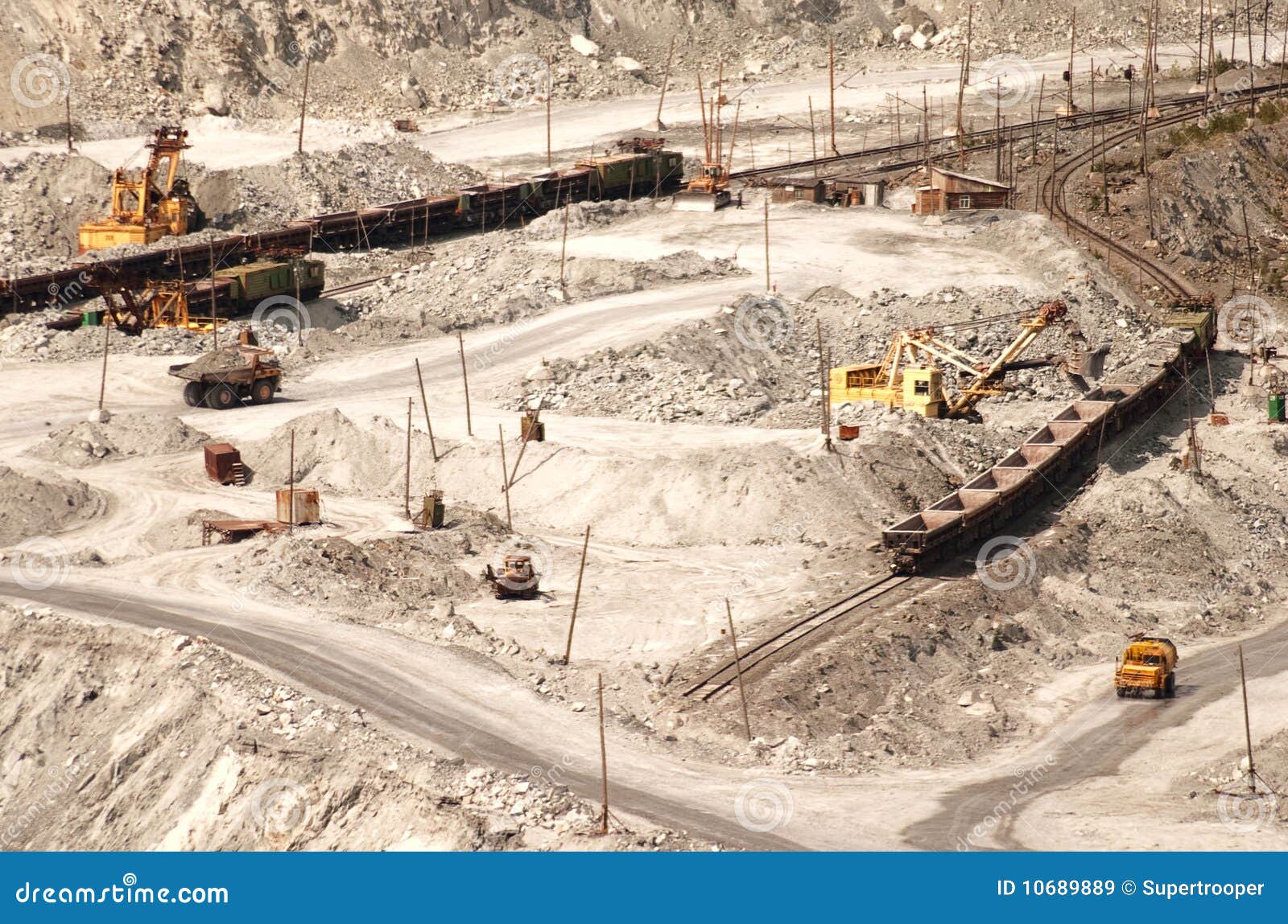 Quarrying stock image. Image of fibrous, machine, environment - 10689889