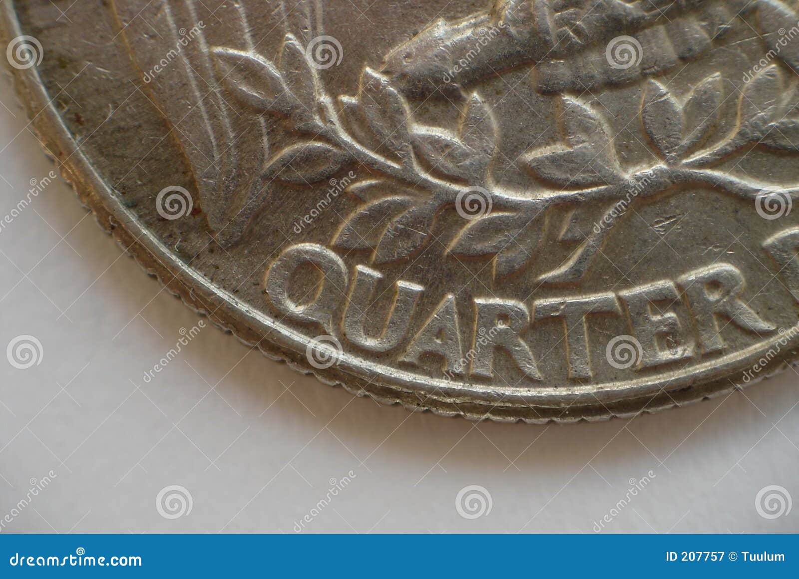 Quarter stock image. Image of bank, trade, metal, save - 207757