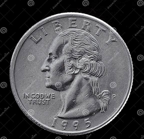 Quarter stock photo. Image of wealth, cents, face, detail - 342884
