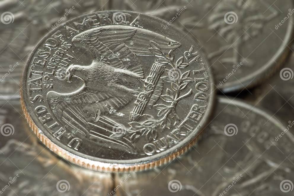 Quarter stock photo. Image of quarter, close, dollar, money - 8711078