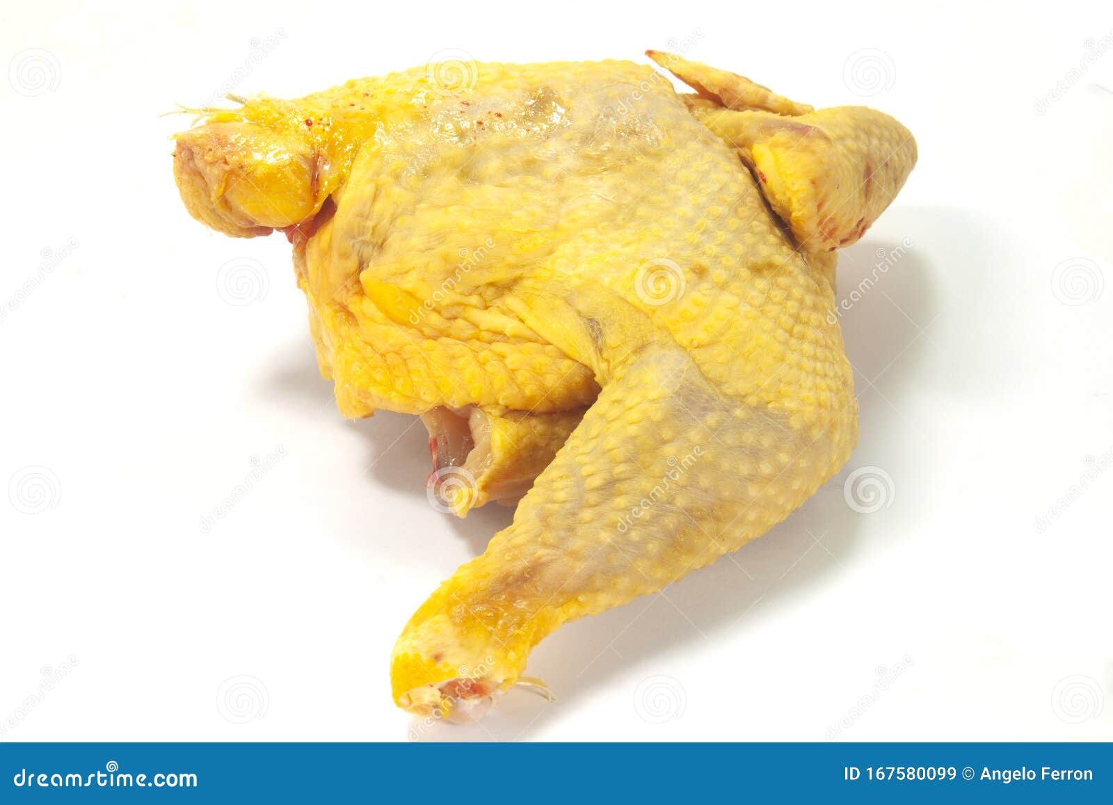 A Quarter of Capon Chicken for the Christmas Broth Stock Image - Image ...